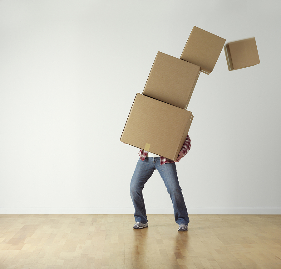 Juggling life (and boxes) – The Dorky Daddy